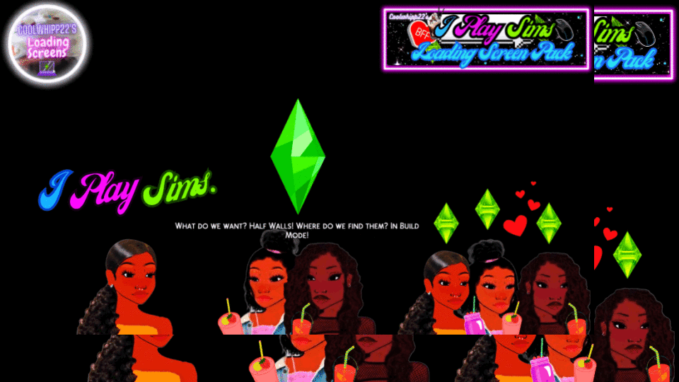 Exciting Loading Screen Packs by Coolwhipp22! Sims 4 CC Download