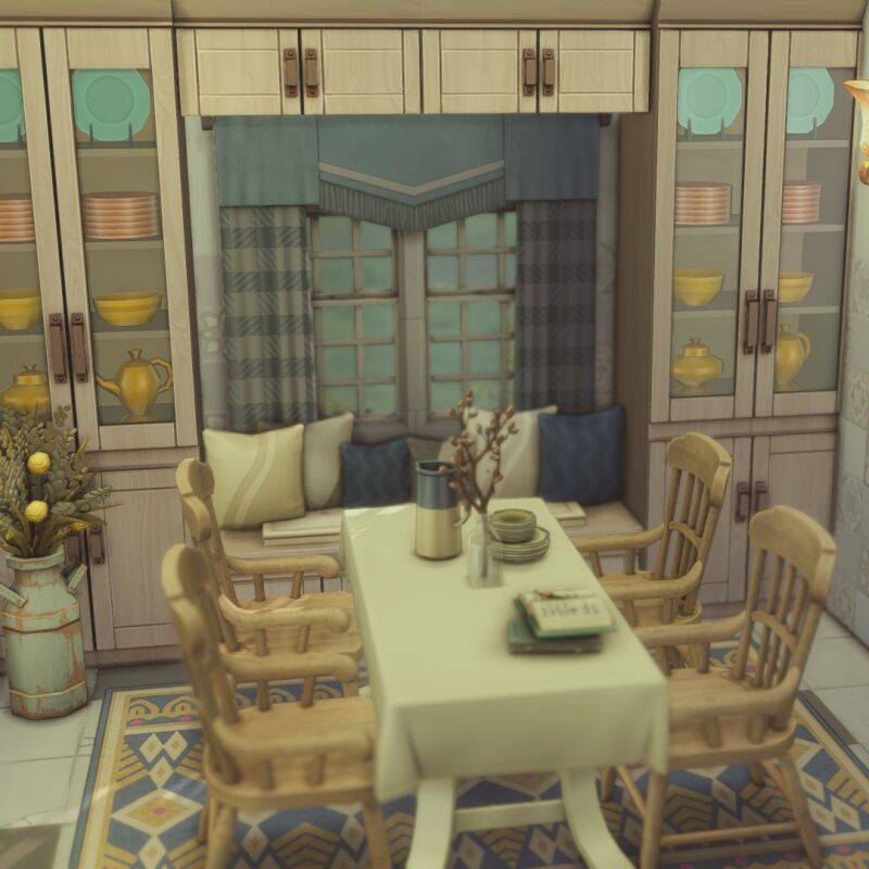 Charming Cottagecore House by Lollisimsi Sims 4 CC Download