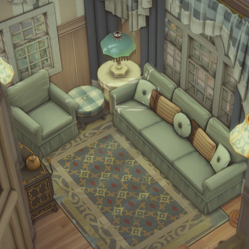 Charming Cottagecore House by Lollisimsi Sims 4 CC Download