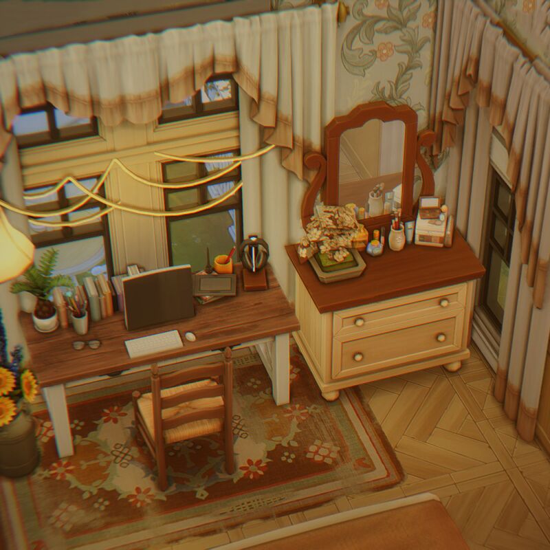 Charming Country Family House Sims 4 CC Download