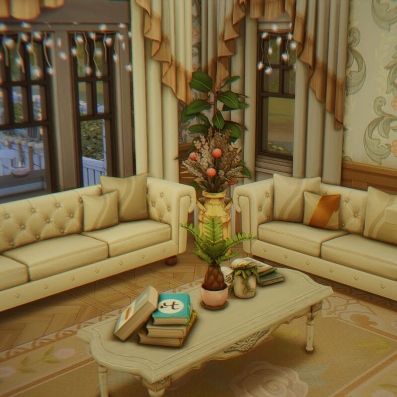 Charming Country Family House Sims 4 CC Download