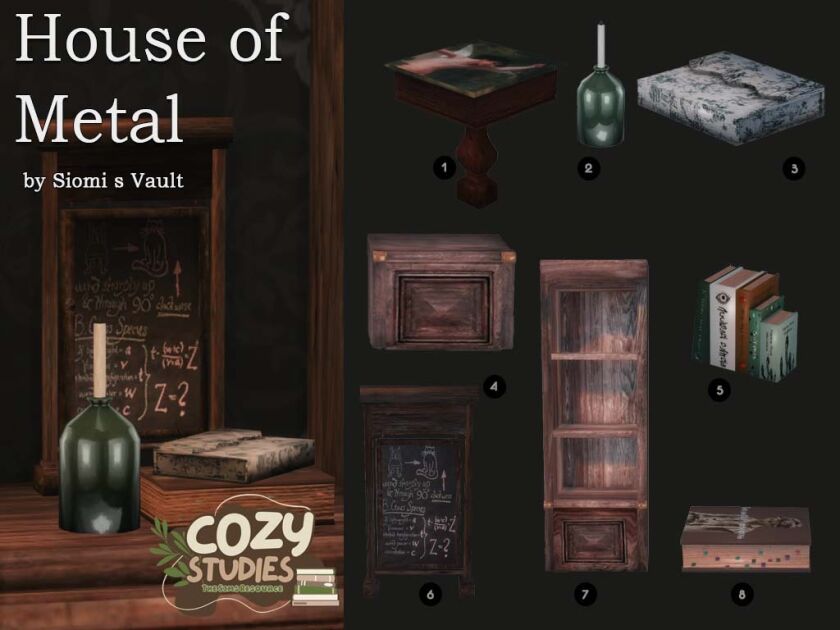 House of Metal Set Now Available! Sims 4 CC Download