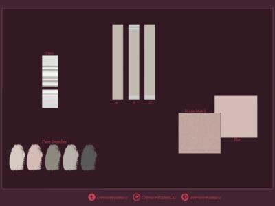 Update Your Sims' Walls with Goose Tone Paint Sims 4 CC Download