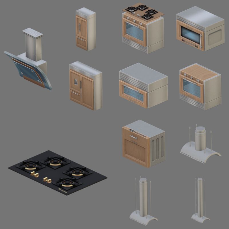 Judith Kitchen by Taurus Design Sims 4 CC Download