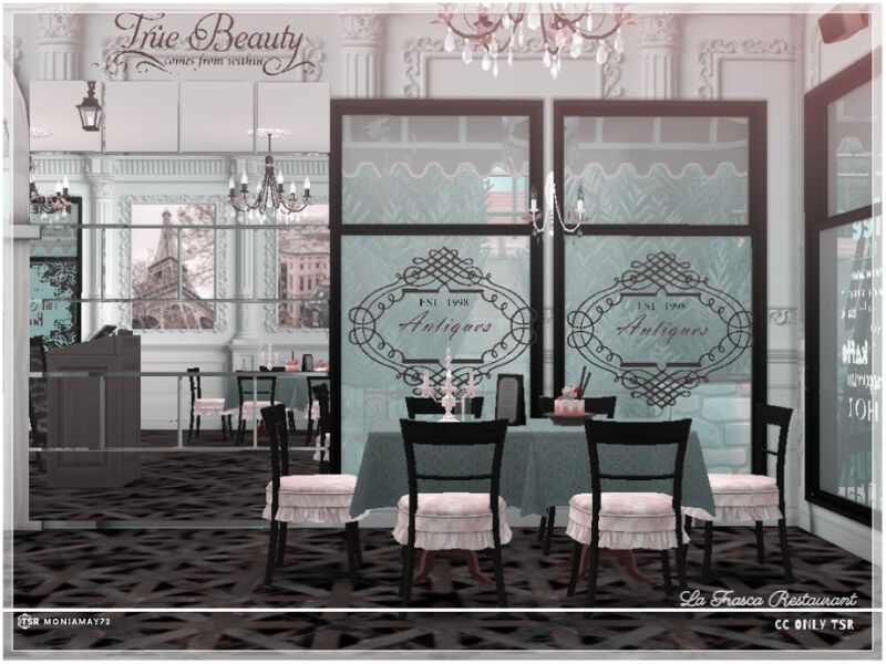 LA Frasca Restaurant CC Only Sims 4 CC Download