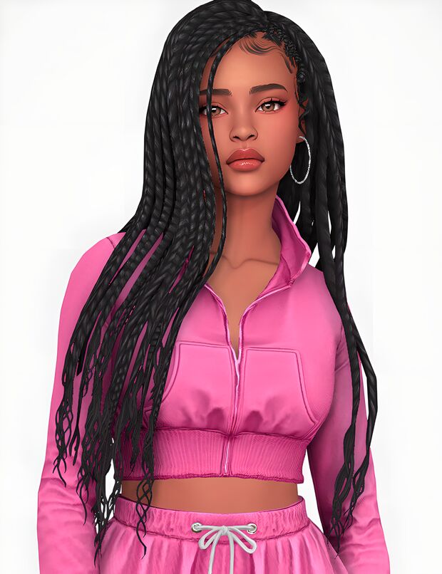 Lizze Hairstyle: A Chic Option for All Ages Sims 4 CC Download