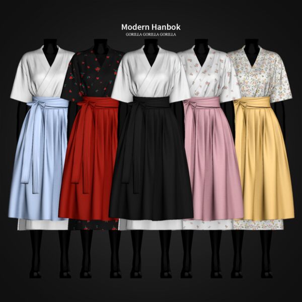 Modern Hanbok: A Stylish Twist Sims 4 CC Download