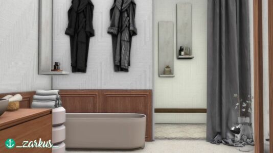 Seashell Apartment Sims 4 CC Download