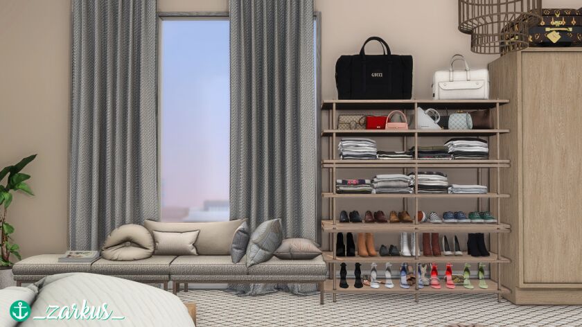 Seashell Apartment Sims 4 CC Download