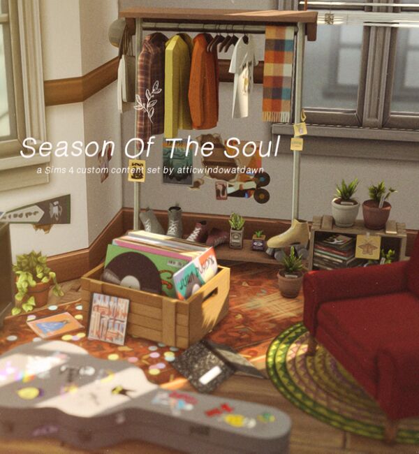 Season Of The Soul: A Cozy Decor Set Sims 4 CC Download