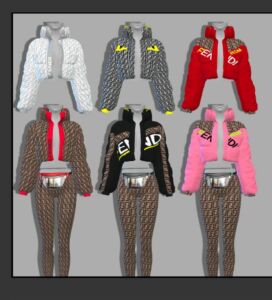 The Set Of Clothes By Fusionstyle Sims 4 CC Download