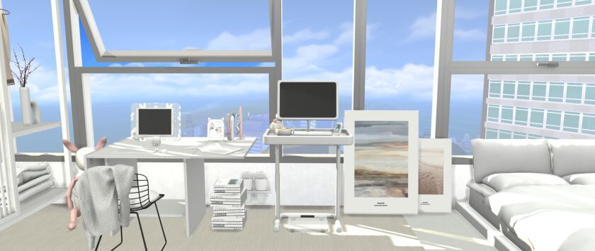 Stylish TV on the Table Sims 4 CC Download
