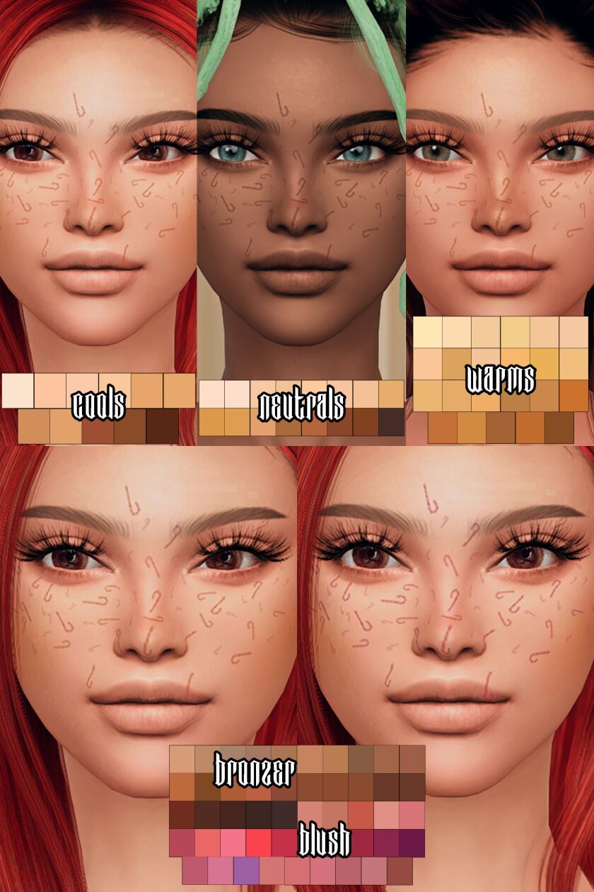Candy Cane Freckles OUT NOW Sims 4 CC Download