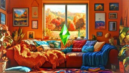 Cozy Fall/Autumn Sims 4 Loading Screen Sims 4 CC Download