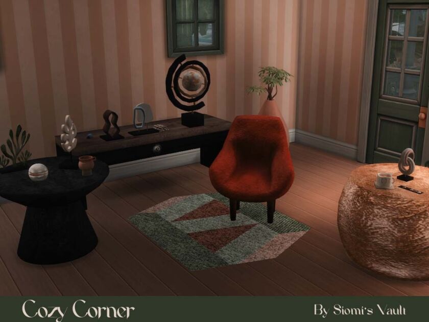 Cozy Corner Set Now Available! Sims 4 CC Download