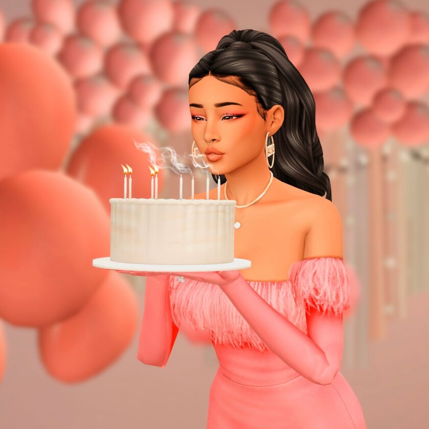 Celebrate Your Birthday with This Free Posepack! Sims 4 CC Download