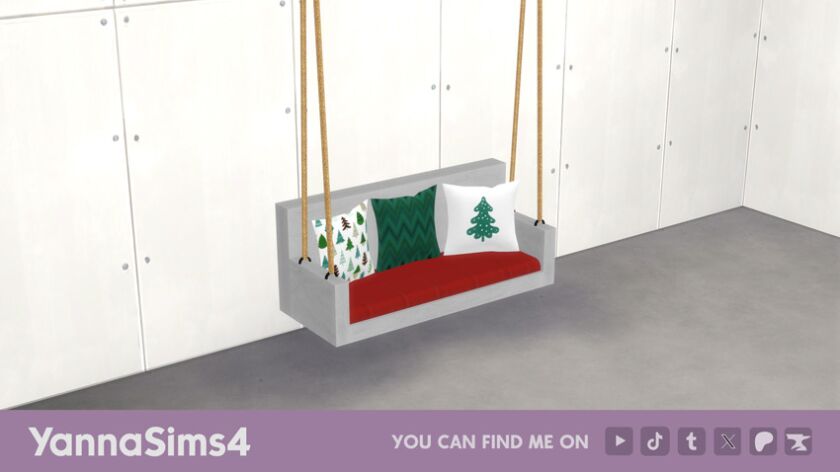 Cozy Porch Swing Set Now Available! Sims 4 CC Download