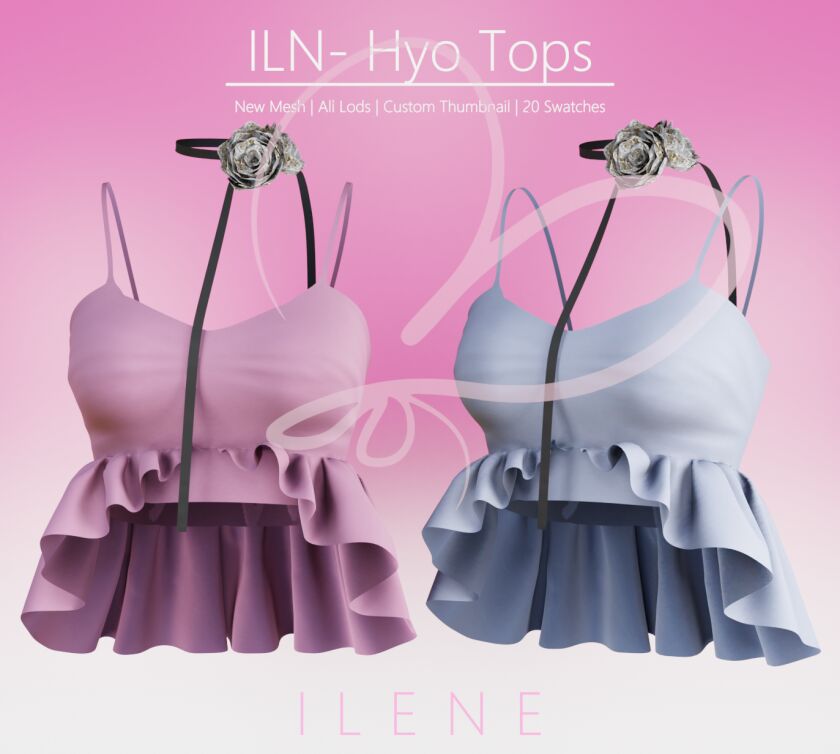 Stylish Hyo Tops for Your Wardrobe Sims 4 CC Download