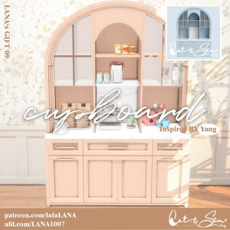 Lana's Gift09 Cupboard Sims 4 CC Download