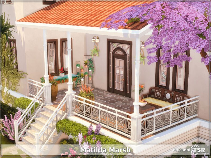 Discover Matilda Marsh's No CC Home! Sims 4 CC Download