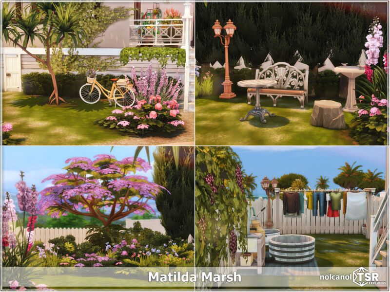 Discover Matilda Marsh's No CC Home! Sims 4 CC Download