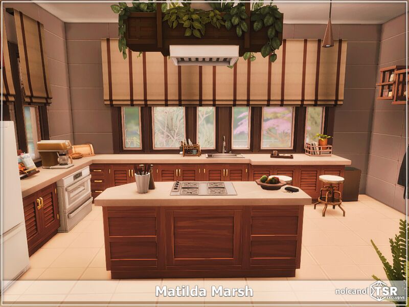 Discover Matilda Marsh's No CC Home! Sims 4 CC Download