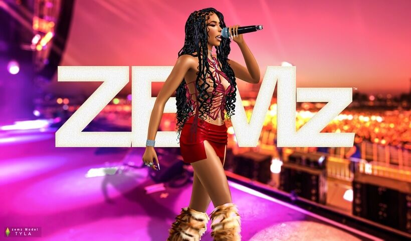 Free Public Sim Dump of Tyla - Zemz Celebz Model #10 Sims 4 CC Download