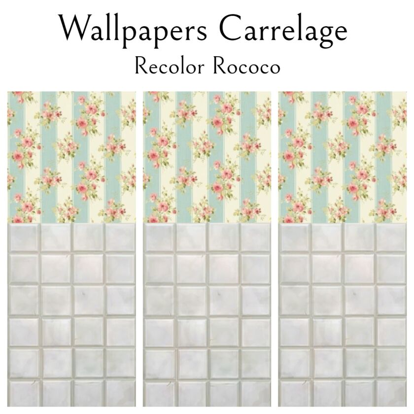 Recolor Wallpaper Collection Sims 4 CC Download