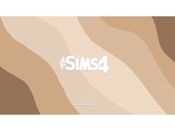 Serena | Brown & Beige Opening Screen Override Sims 4 CC Download