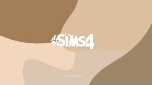 Serena | Brown & Beige Opening Screen Override Sims 4 CC Download