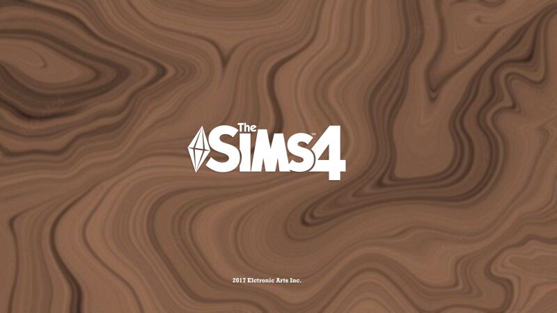Serena | Brown & Beige Opening Screen Override Sims 4 CC Download