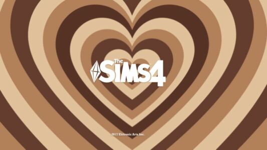 Serena | Brown & Beige Opening Screen Override Sims 4 CC Download