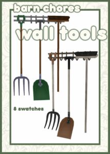 Decorative Chores for Your Sims' Barn Sims 4 CC Download
