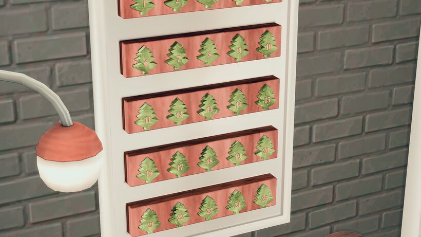 Festive Advent Calendar for Your Sims Sims 4 CC Download