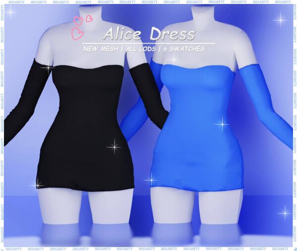 Alice Dress ♡ By Irisarity Sims 4 CC Download