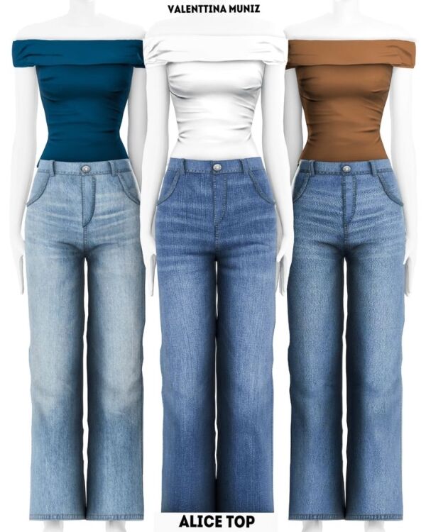 Alice Top - The Sims 4 CC Sims 4 CC Download