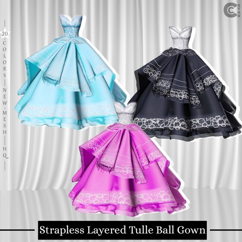 Ariana Grande's Glinda Dress from Wicked Sims 4 CC Download