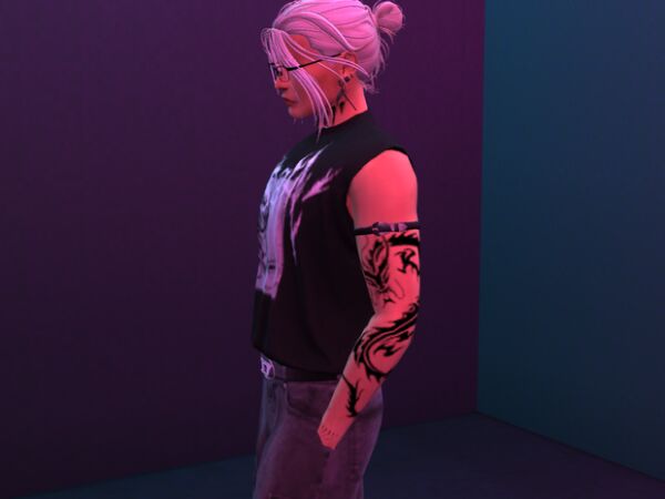 Stunning Arm Tattoo by Allasakurai Sims 4 CC Download