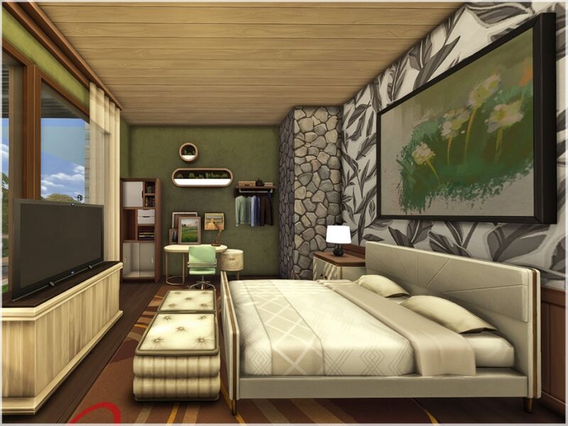 Autumn Cozy House: A Perfect Autumn Retreat Sims 4 CC Download