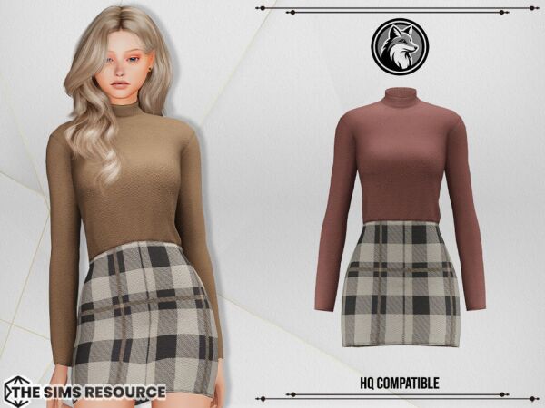 Chloe Dress By Forlima Sims 4 CC Download