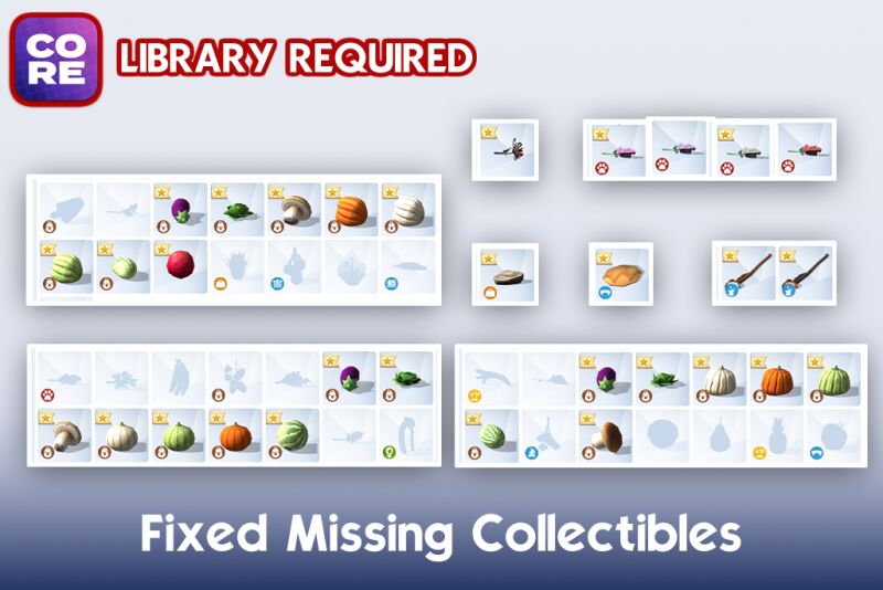 Collectible Menu Overhaul Sims 4 CC Download
