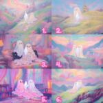 Pastel Ghost Loading Screens Download Sims 4 CC Download