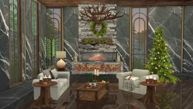 GET Comfy - Holiday By Simcredible! Sims 4 CC Download