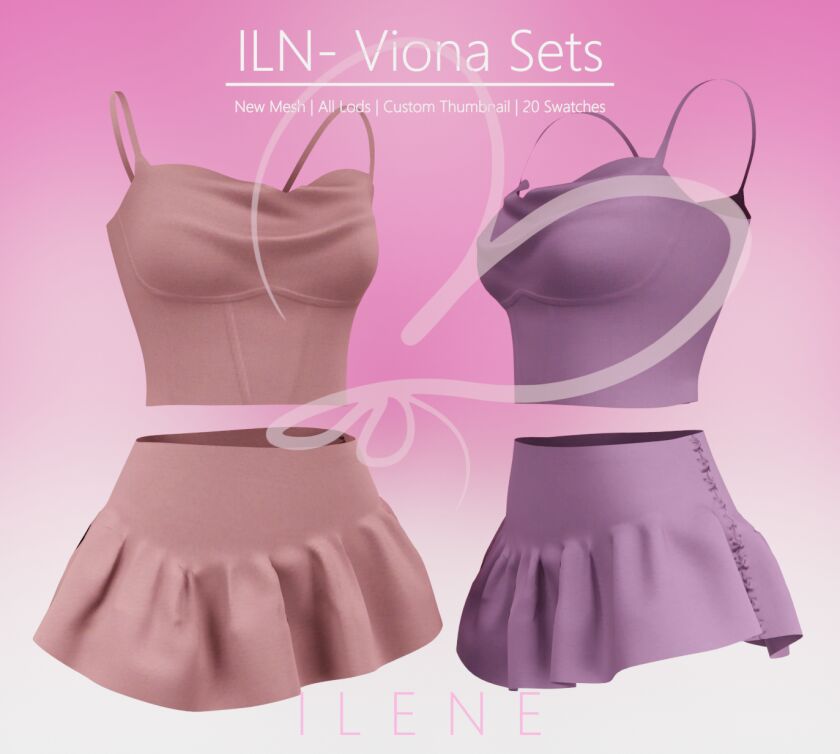 Stylish Viona Sets for Everyday Wear Sims 4 CC Download