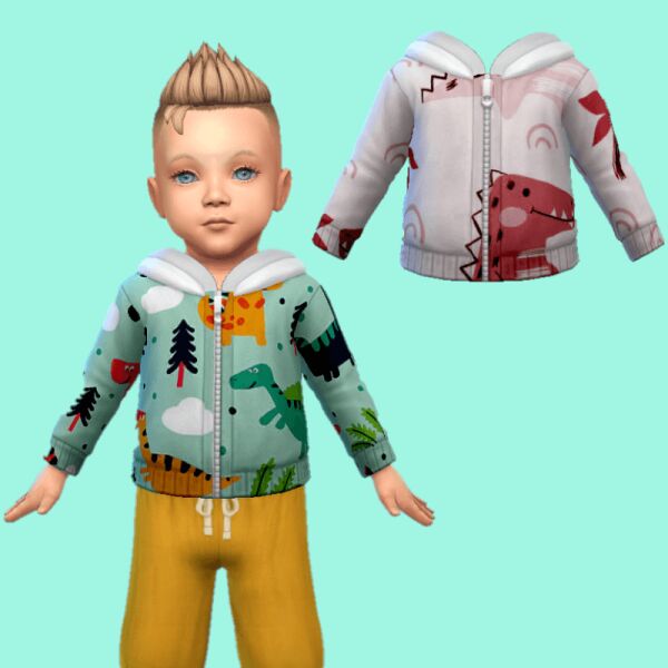 Adorable Infant Jacket for Boys Sims 4 CC Download