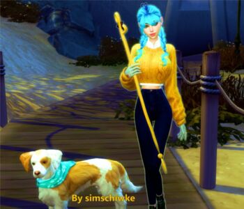 Meet Vatican's New Mascot Luce and Her Dog Santino Sims 4 CC Download