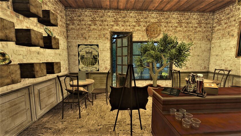 Download the Italian Street Cafe Now! Sims 4 CC Download