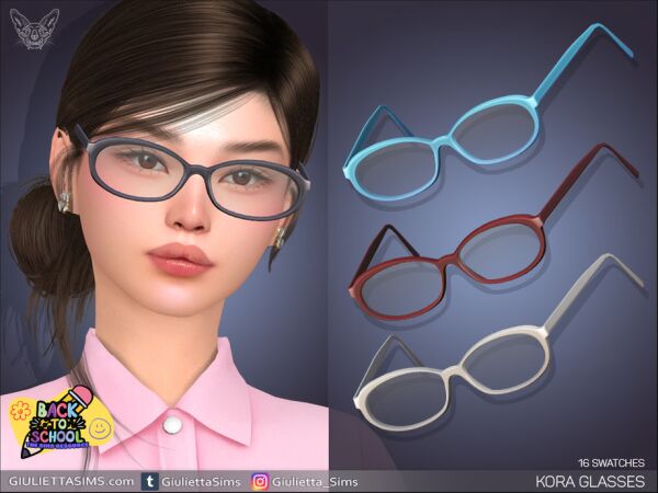 Stylish Kora Glasses Sims 4 CC Download