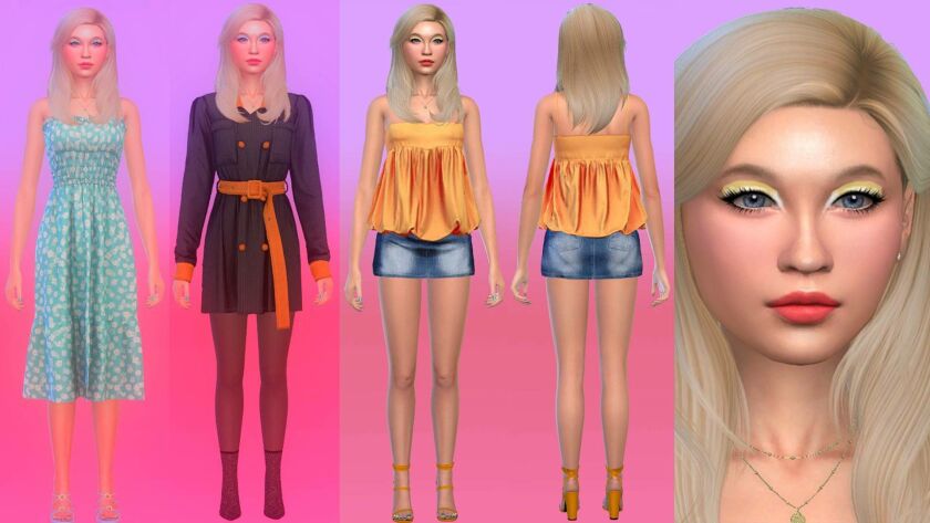 Leila Illes CC: Townie Makeover for Sims Sims 4 CC Download