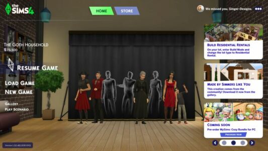 Sims 2 Style Photo Studio Main Menu Replacement Sims 4 CC Download